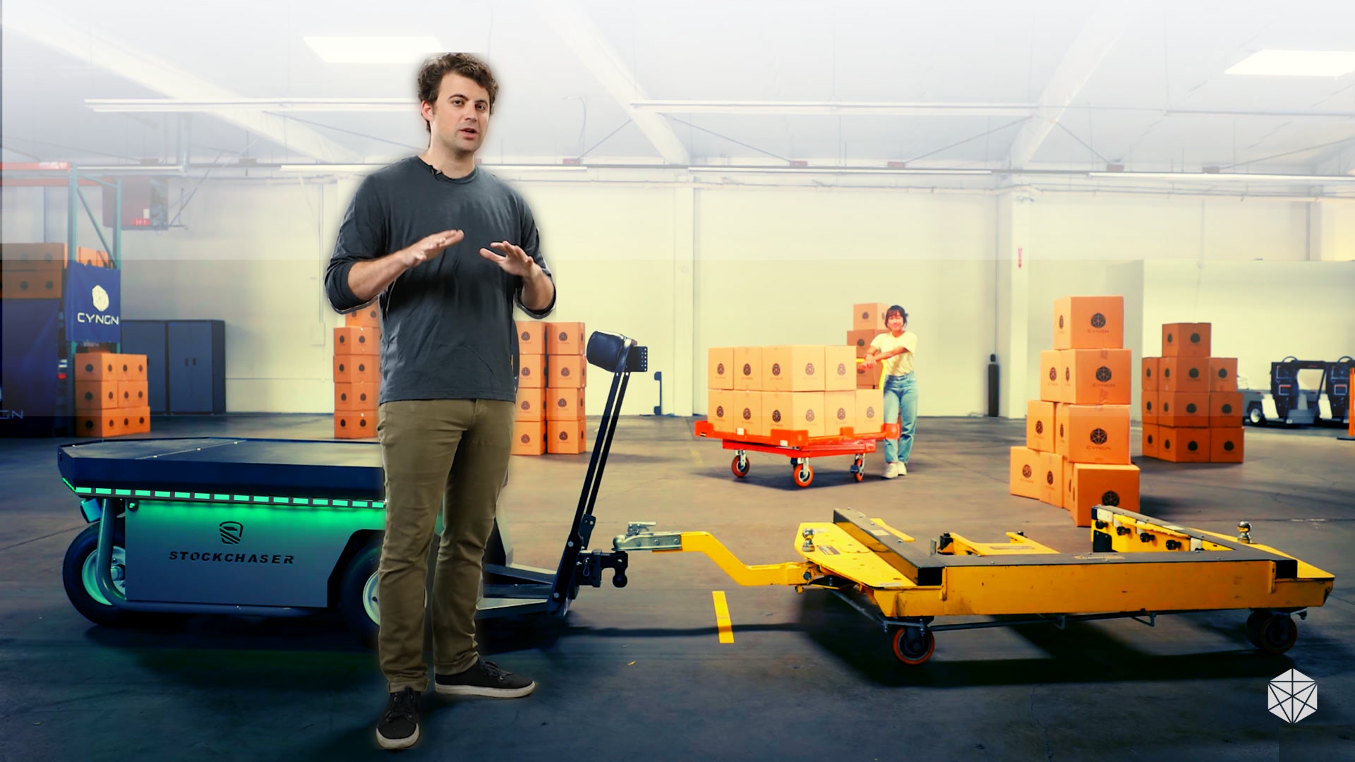 Full Demo: How Cyngn's Industrial Autonomous Vehicles Operate.